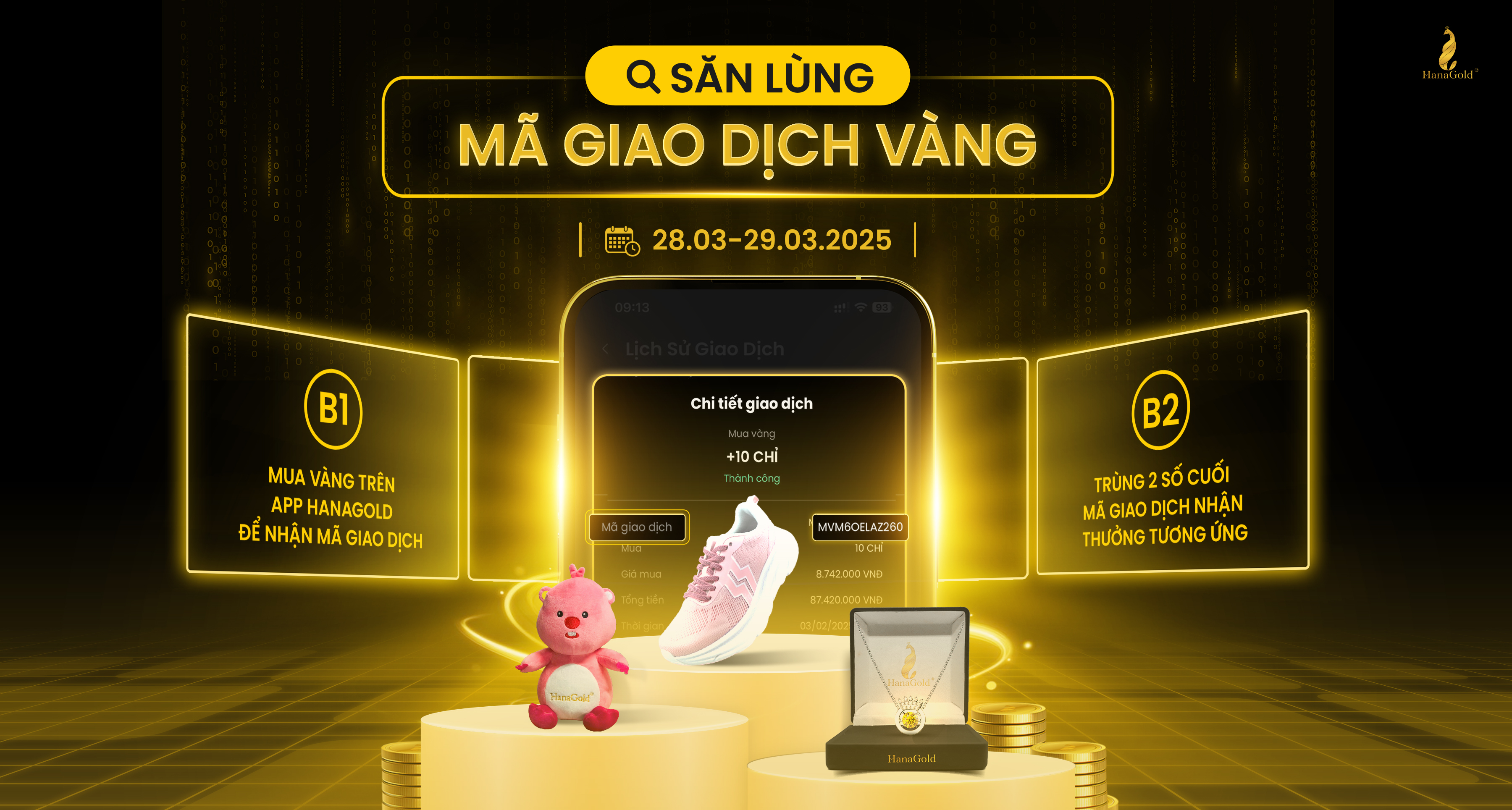 ĐẠI LỄ MUA VÀNG – NHẬN MÃ GIAO DỊCH MAY MẮN