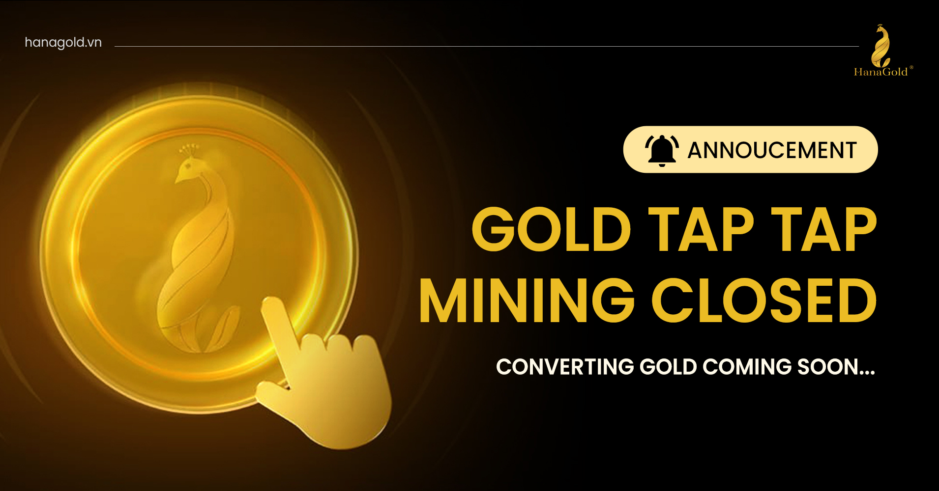 THÔNG BÁO: KẾT THÚC GIAI ĐOẠN ĐÀO GOLD TAP TAP